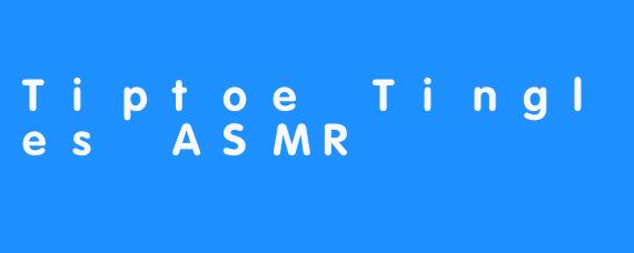 Tiptoe Tingles：令人神魂颠倒的ASMR心灵体验-搜啥网